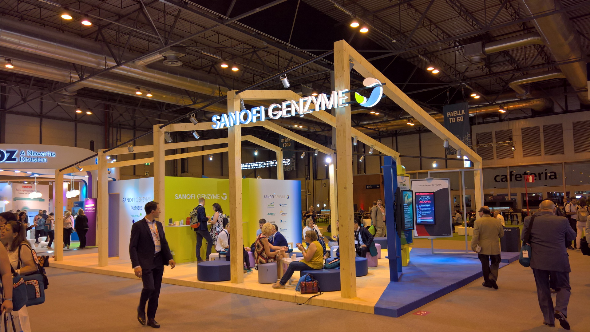 Sanofi Genzyme Booth – Innovative Design and Concept at ESMO Madrid ...